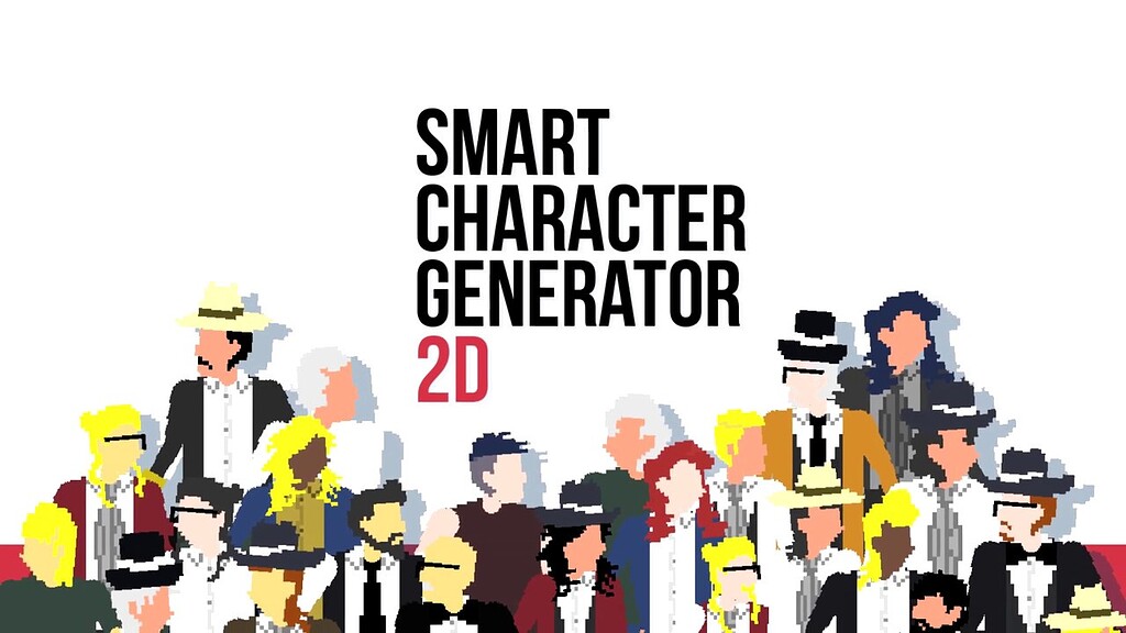 [2D] Smart Character Generator - Create, Customize, and Randomly ...