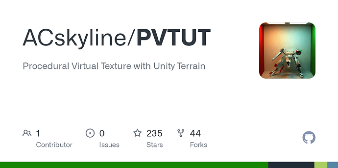Terrain - Runtime Virtual Textures? - Unity Engine - Unity Discussions