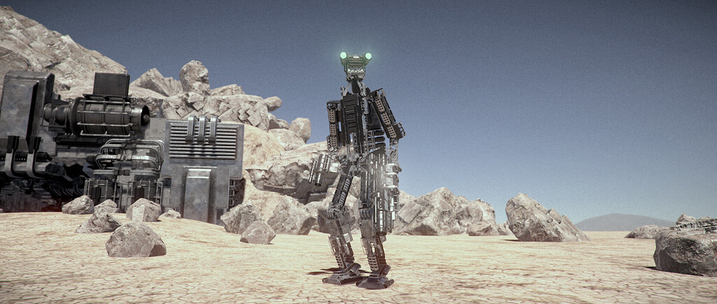 Screenshots of a sci-fi cutscene I'm working on - Community Showcases ...