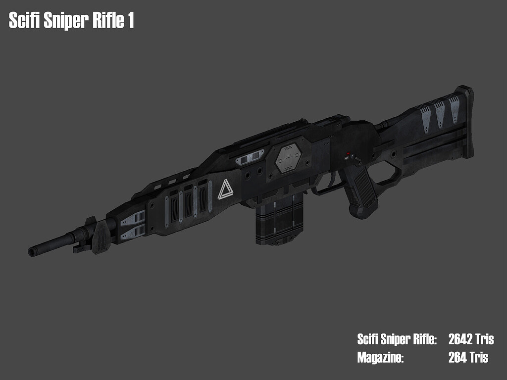 [NEW RELEASE] Scifi Weapon Series: Sniper Rifles - Community Showcases ...