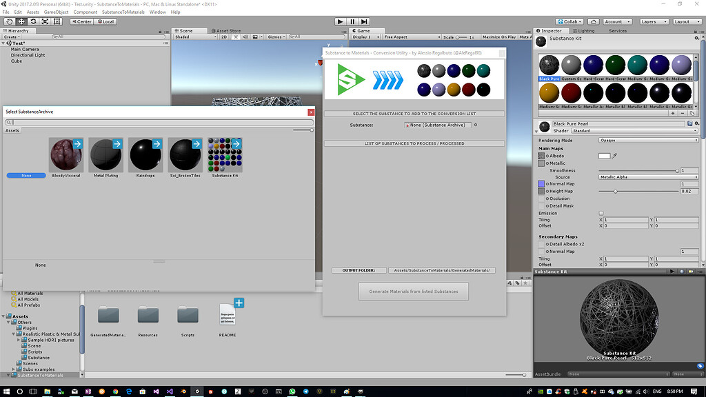 [RELEAED] Substance to Materials Converter - Unity Editor extension ...