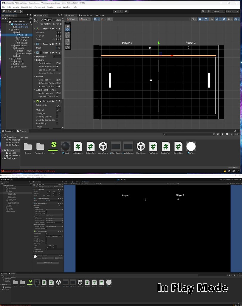 Objects not appearing in Play Testing Mode - Unity Engine - Unity ...