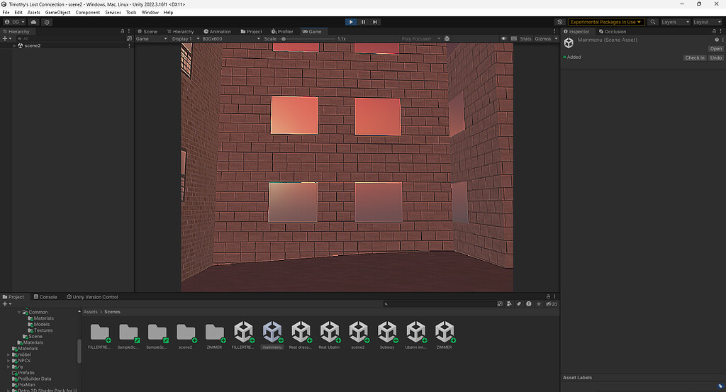The Latest Scene In My Game Is Very Dark For No Reason Unity Engine Unity Discussions 