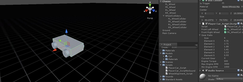 Phisycs of the driveable vechilcle (the model flips) - Unity Engine - Unity Discussions