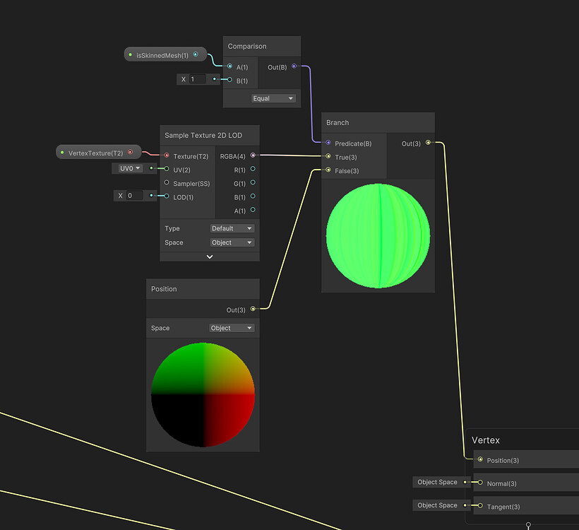 How to bypass SkinnedMeshRenderer bakeMesh vertices in a texture to shadergraph via ...