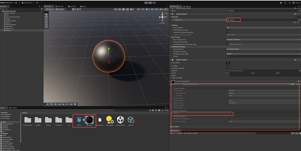 Why my shader graph asign all grey in inspector - Unity Engine - Unity Discussions