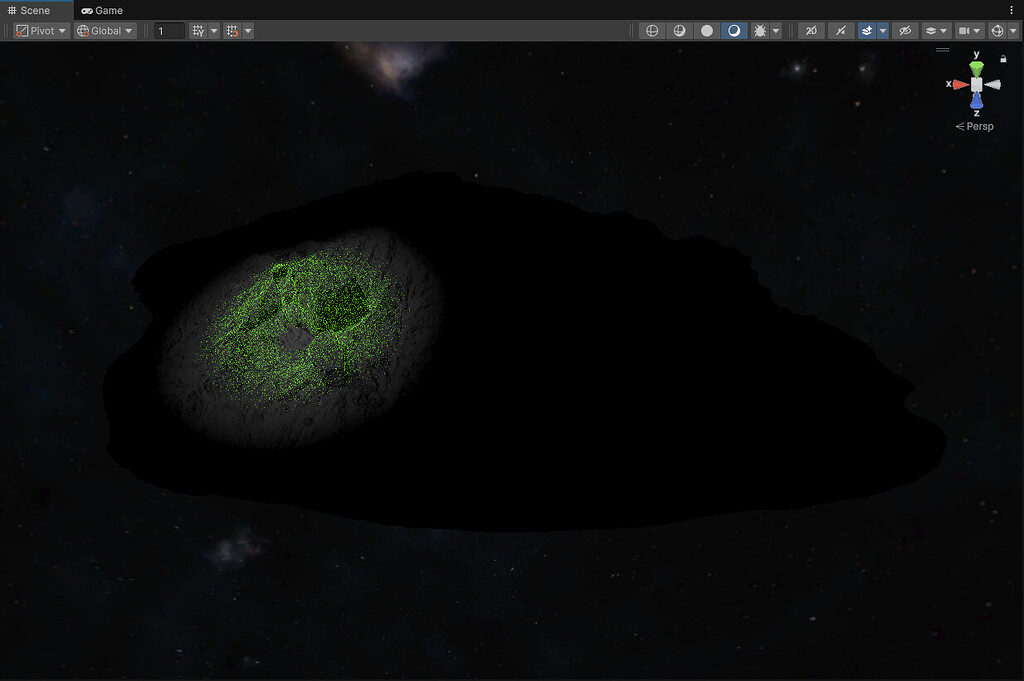How to soft mask an entire 3D world at the radius edge of a sphere - Unity Engine - Unity ...