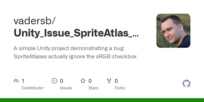 Spriteatlas Bug Srgb Setting Is Ignored Unity Engine Unity Discussions