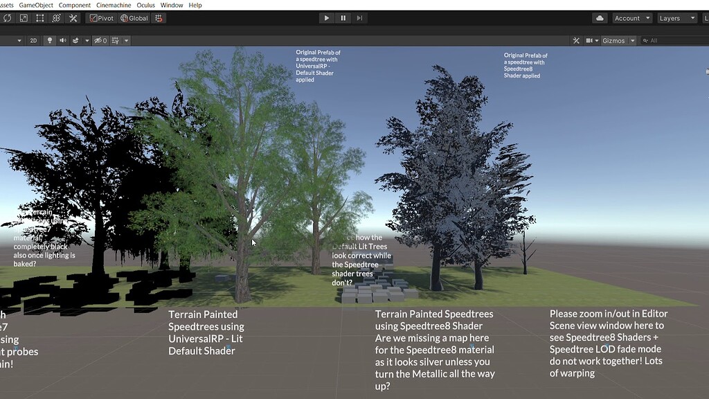 Case 1221827 URP -Terrain LightProbes for Speedtree7/8 shaders bake black - Unity Engine - Unity ...