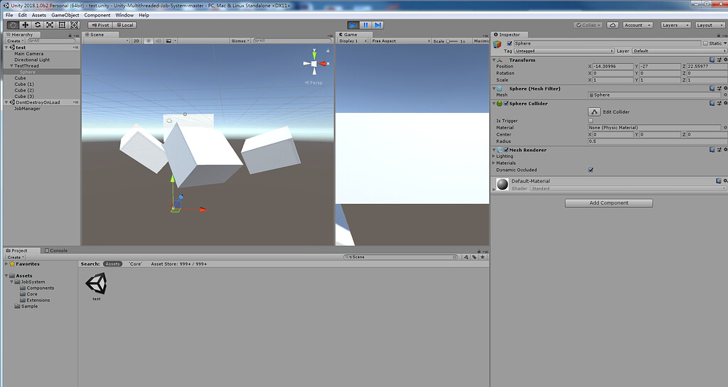 Unity-Multithreaded-Job-System demo not work(Resolved) - Unity Engine - Unity Discussions
