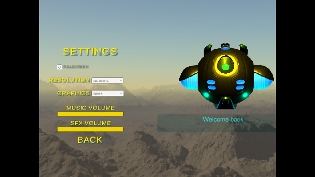 Why when changing resolution while game running using the exe built file everything is too ...