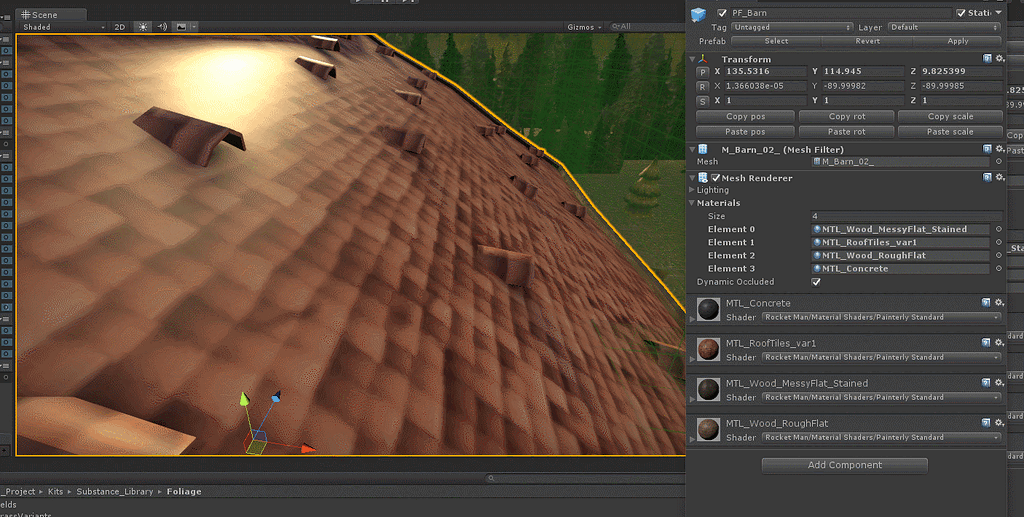 Materials created by substance conversion error until selected in ...