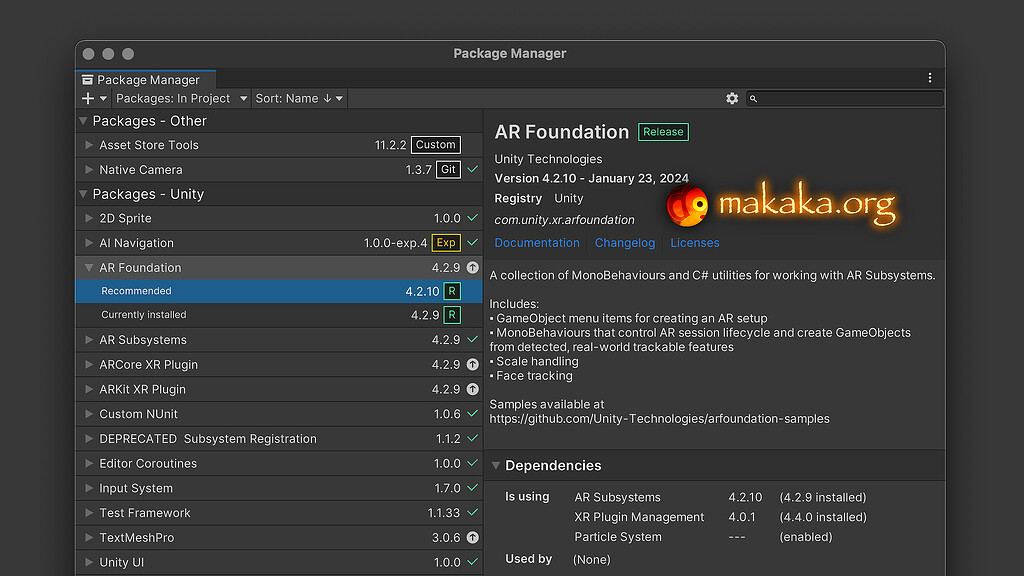 How To Install A Specific Version Of Git Package Or Official Unity Package Community