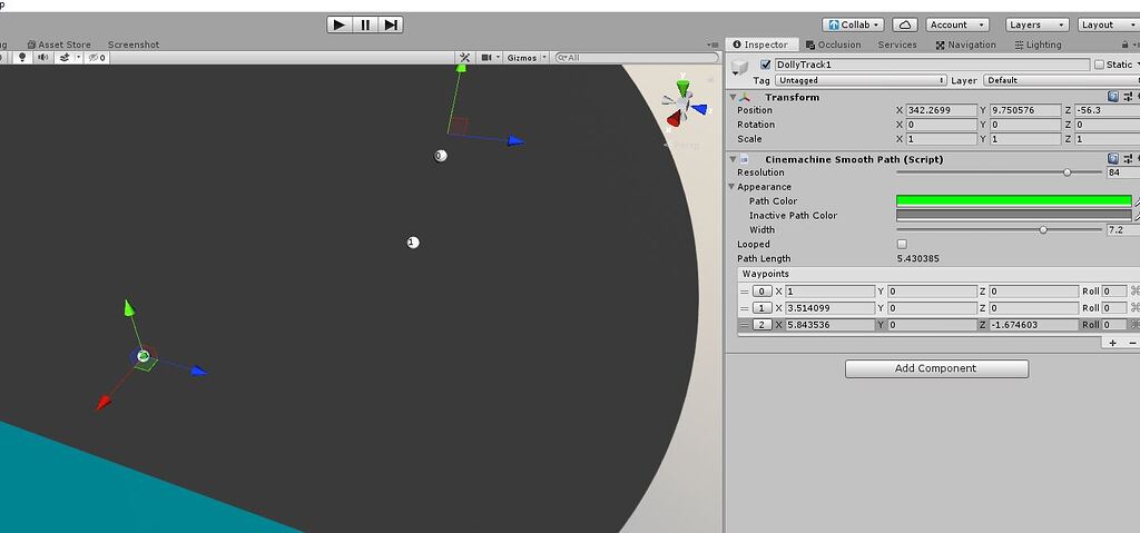 Cinemachine - No Dolly Track Visible in editor? - Unity Engine - Unity Discussions