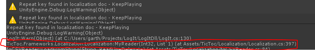 Custom Logger. Double Clicking on Log does not bring me to the line in MonoDevelop. - Unity ...