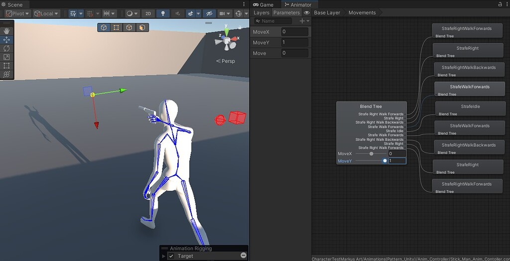 Animation Rigging stops working when transitioning between animations - Unity Engine - Unity ...
