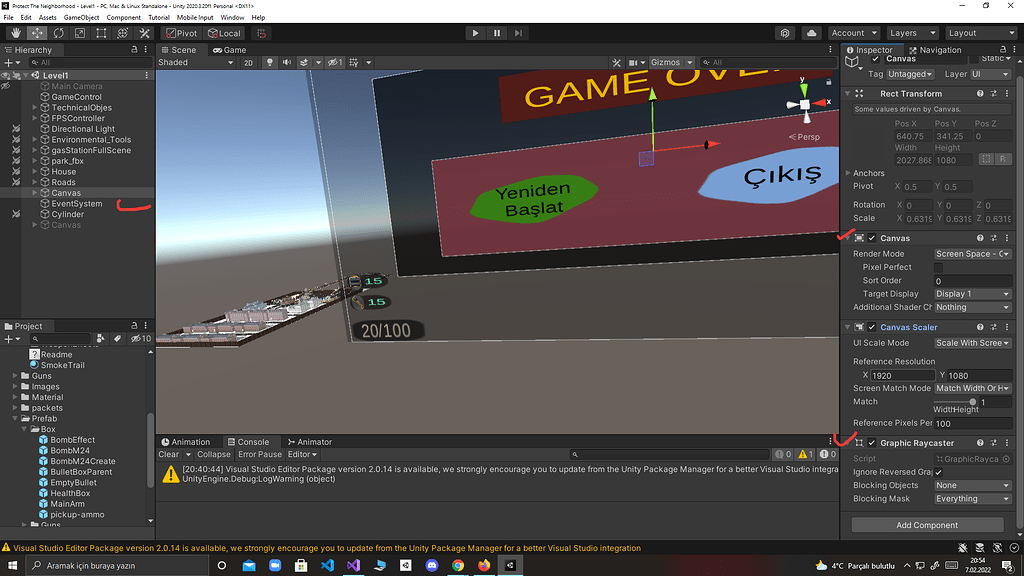 I can't click to an UI button. - Unity Engine - Unity Discussions
