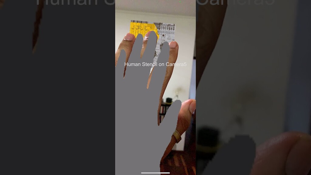 Human segmentation texture offset from camera image - Unity Engine ...