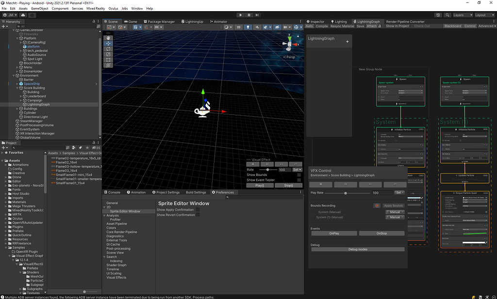 Upgraded to 2021.2.13f1 and now VFX is not displaying (neither in scene or in game) - Unity ...