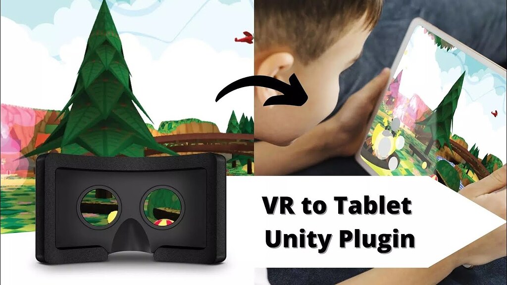 Now available! Easily export your VR app to tablet/mobile. Unity3D ...