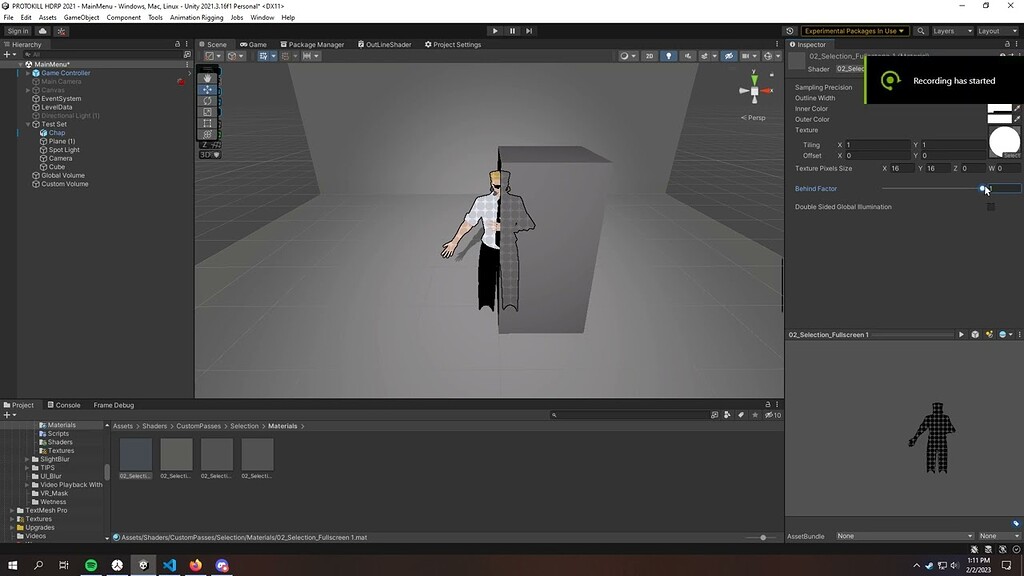 Selection Shader, how to occlude the outline as well as the fill - Unity Engine - Unity Discussions