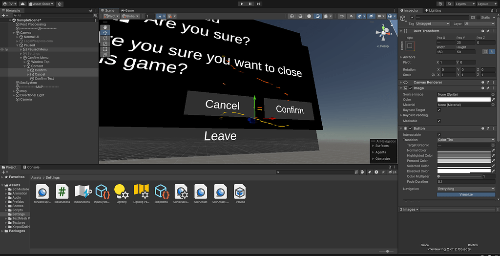 Broken Visualize Arrows when clicking on Visualize - Unity Engine - Unity Discussions
