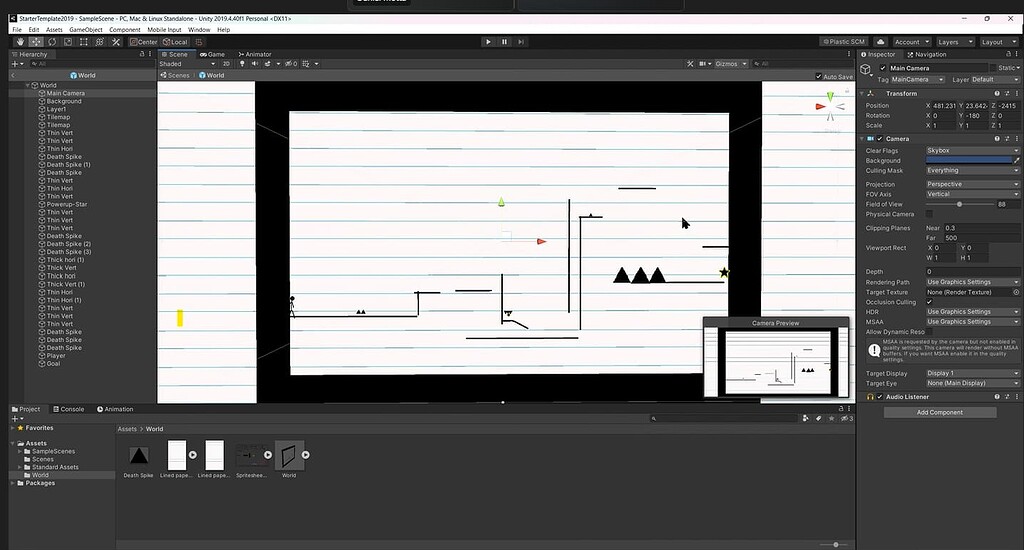 Camera Not working on 2d project - Unity Engine - Unity Discussions