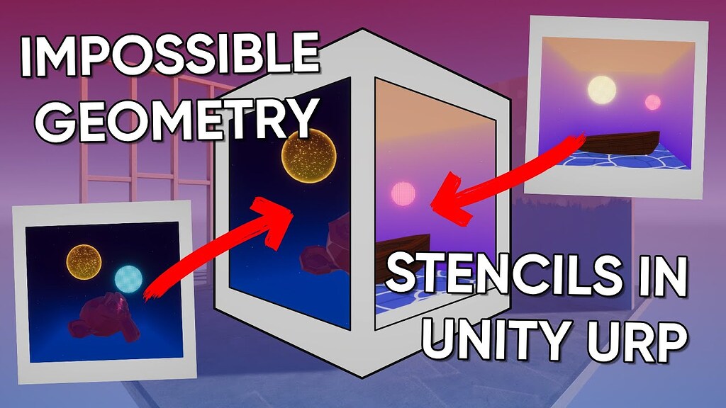 URP Impossible Geometry (Stencil) with Ambient Occlusion - Unity Engine - Unity Discussions