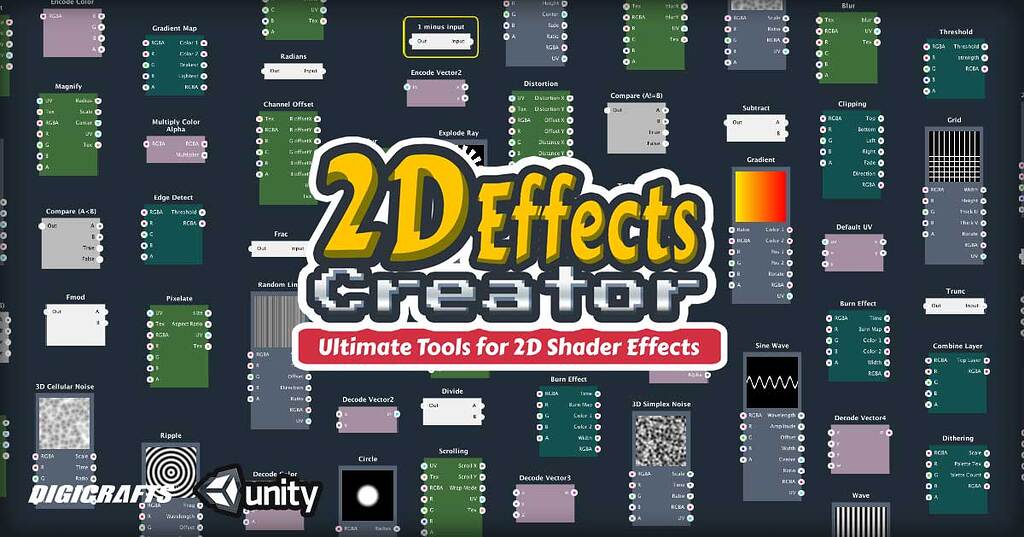 [Released] 2D Effects Creator - Node-Based 2D Shader Effect Creation ...