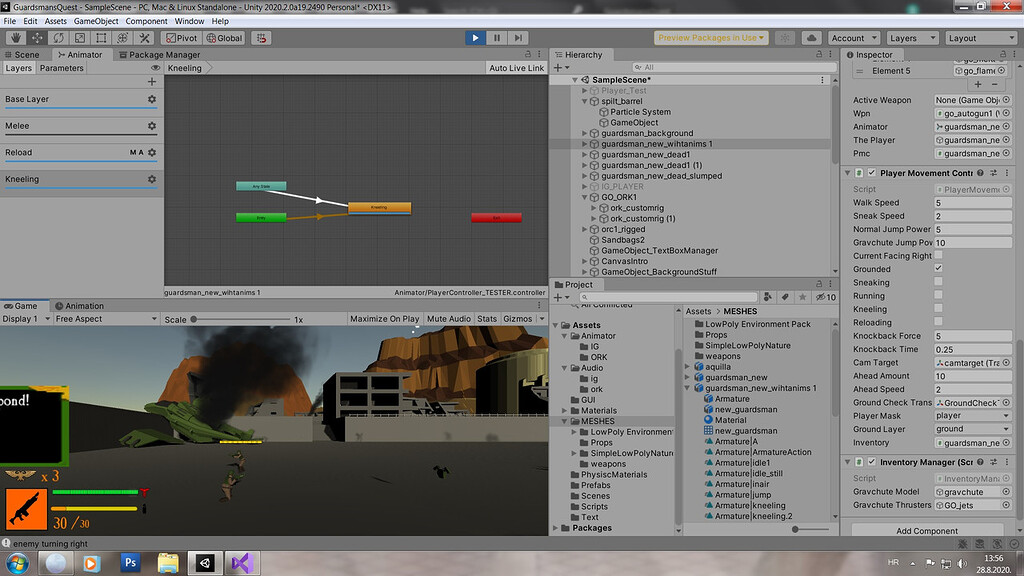 Animations driving me nuts - Unity Engine - Unity Discussions