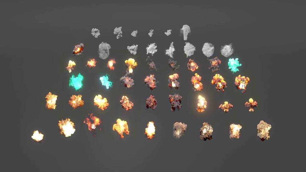 [Released] VFX Explosion Texture Pack - Community Showcases - Unity ...