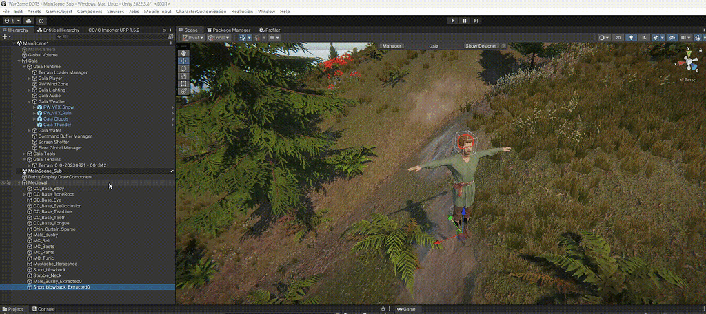 I can't put my character in the subscene - Unity Engine - Unity Discussions