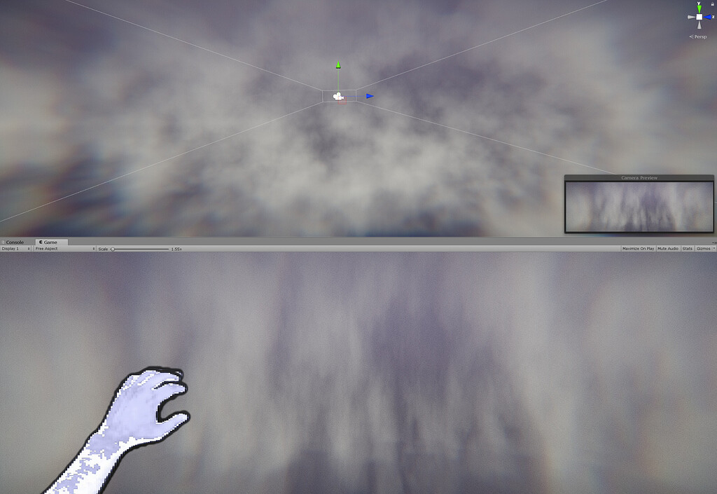 [FIXED - PEBKAC] HDRP image effect (raymarching) is different on game view and scene view ...