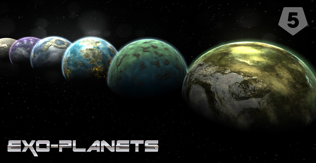 [RELEASED] Planets pack + Shader - Community Showcases - Unity Discussions