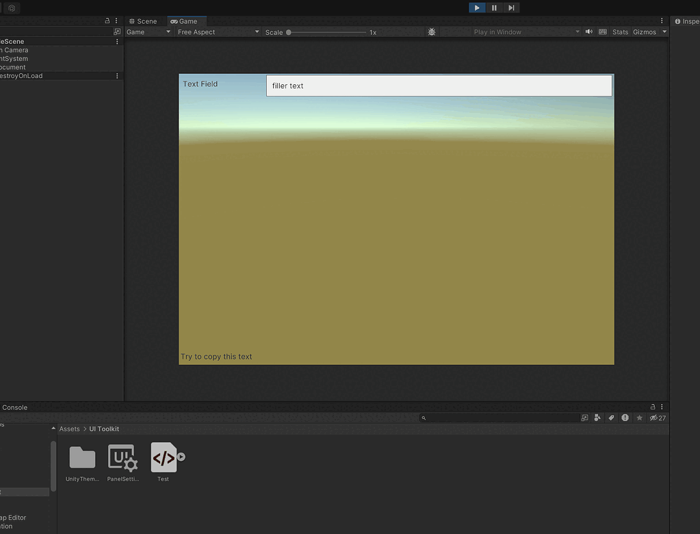 Copy of text in selectable Label is not working - Unity Engine - Unity Discussions