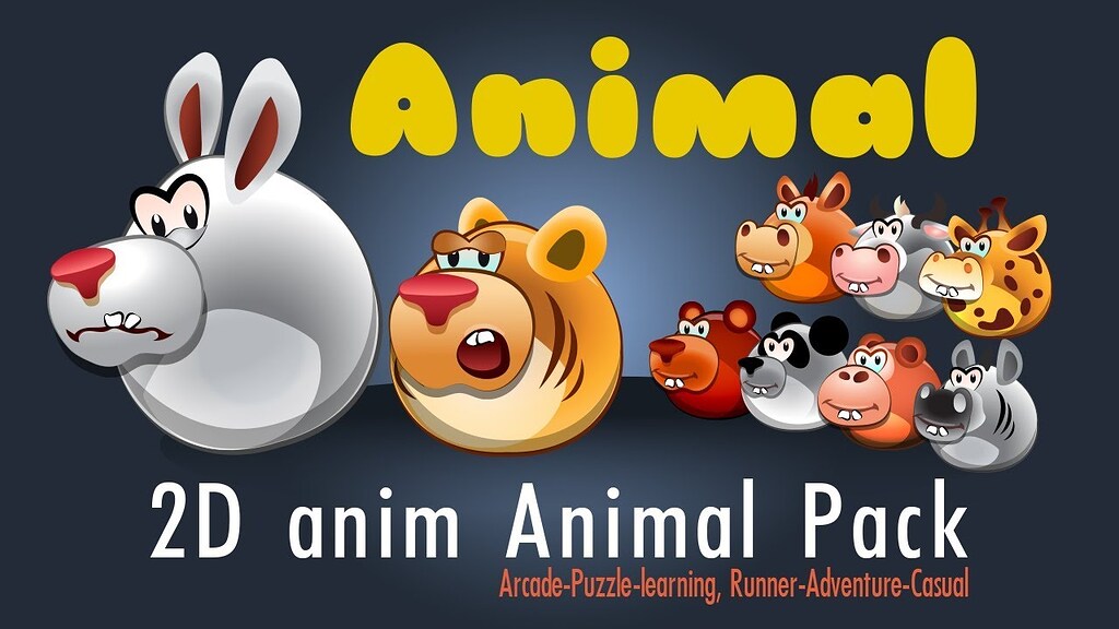 [released v.1.0] 2D anim Animal Pack + native Unity - Community ...