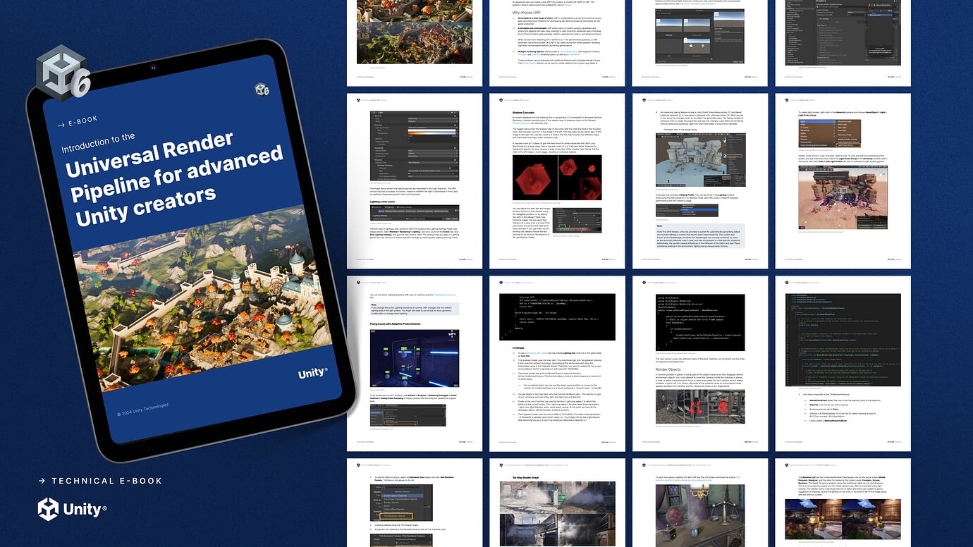 New free e-book: Introduction to the URP for advanced Unity creators - Unity 6 edition ...