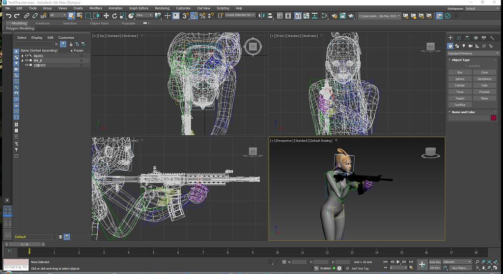 The Humanoid animation I imported from 3dmax seems to have the arms rotated 90 degrees upwards ...