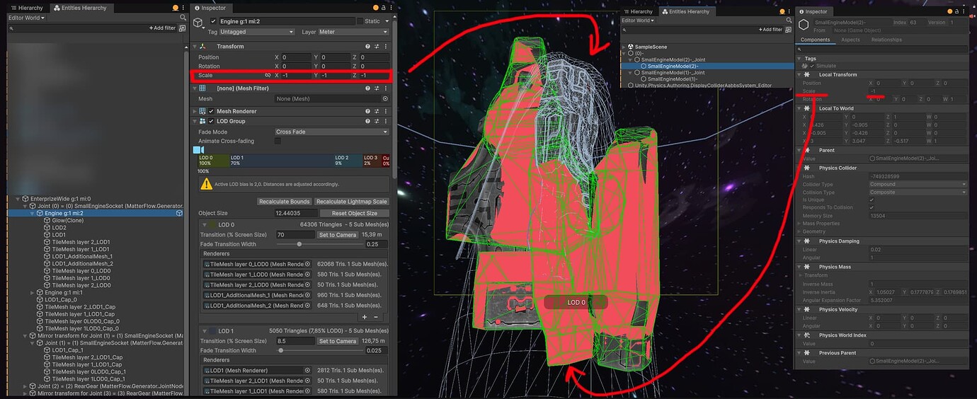 Unity.Physics LocalTransform.Scale issue? Please help! - Unity Engine ...