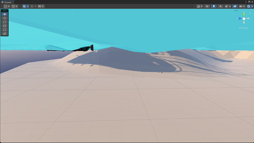 The "sea" plane is not receiving shadows - Unity Engine - Unity Discussions