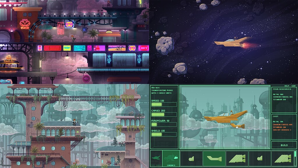 Looking for a Unity C# developer - 2D Sandbox with Building and Exploration on Foot and in a ...