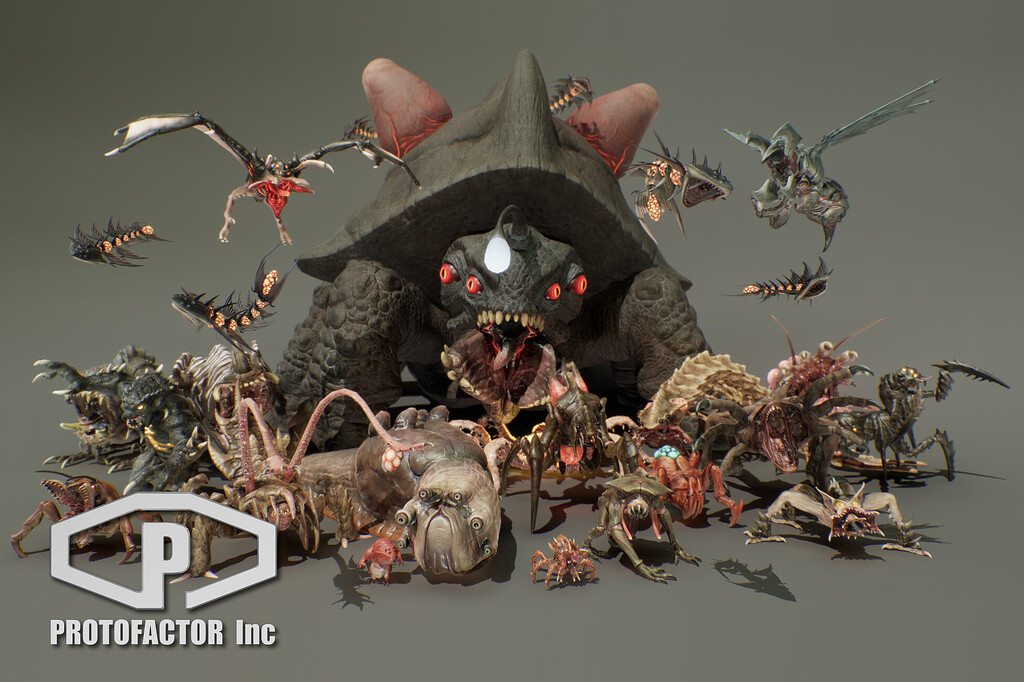 MONSTER FULL PACK VOL 1 by PROTOFACTOR, Inc - Community Showcases ...