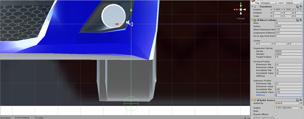 WheelCollider position setting - Unity Engine - Unity Discussions