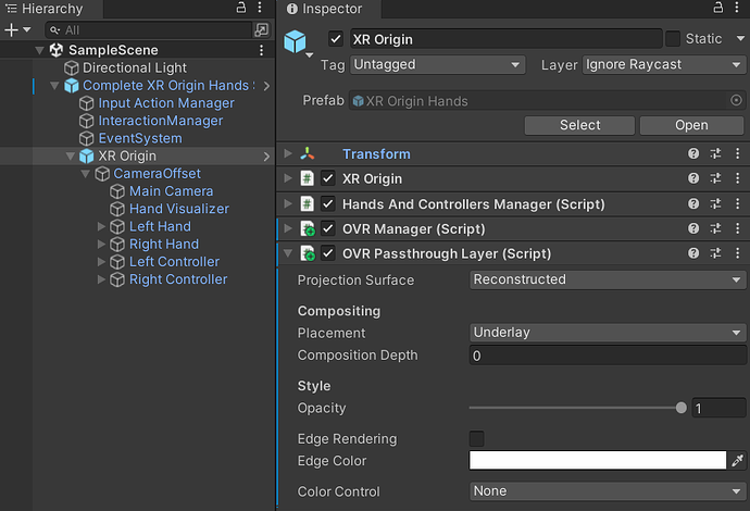 Possible to make the Oculus Passthrough API work with the OpenXR plugin? - Unity Engine - Unity ...