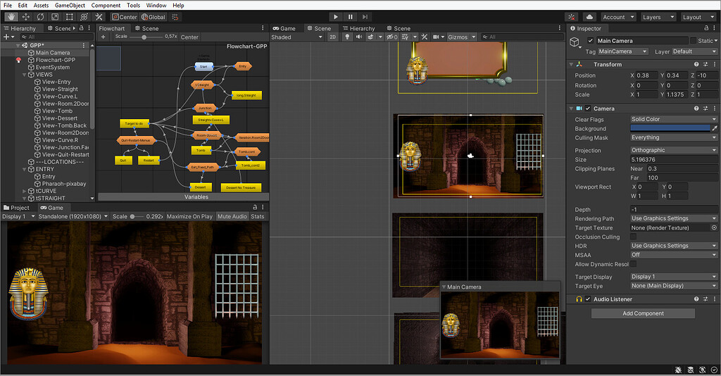 Camera changes position, when PLAY is started - Unity Engine - Unity ...