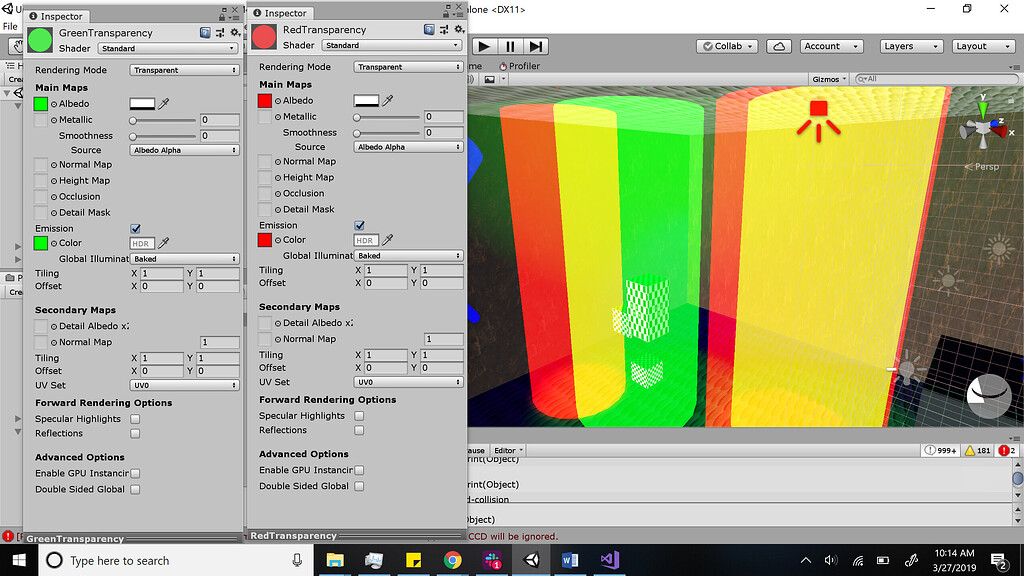 Make translucent meshes ONLY mix additive colors when colliding - Unity Engine - Unity Discussions