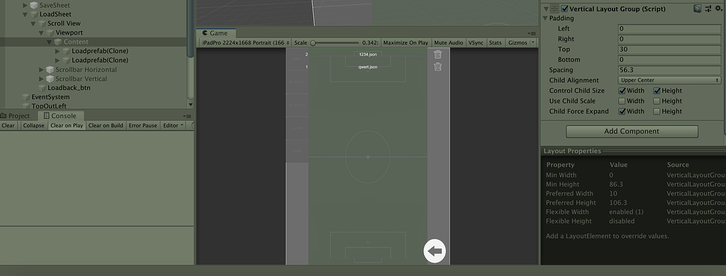 How to arrange the instantiated objects in reverse order in a vertical ...