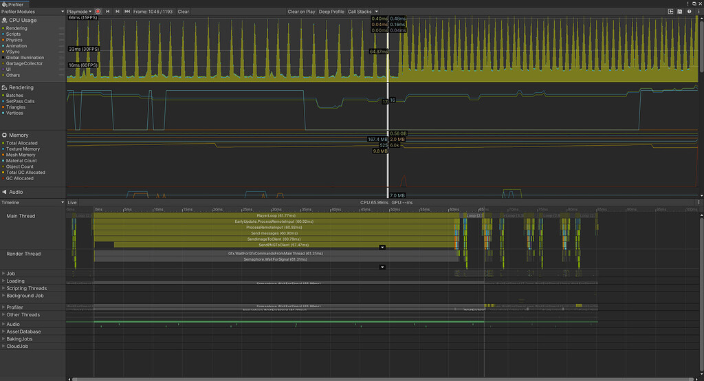 Large Cpu Usage [android Profiler] Unity Engine Unity Discussions