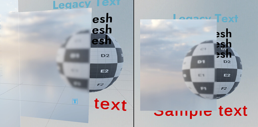 UI Canvas behind 3D plane with material with transparency input enabled - Unity Engine - Unity ...