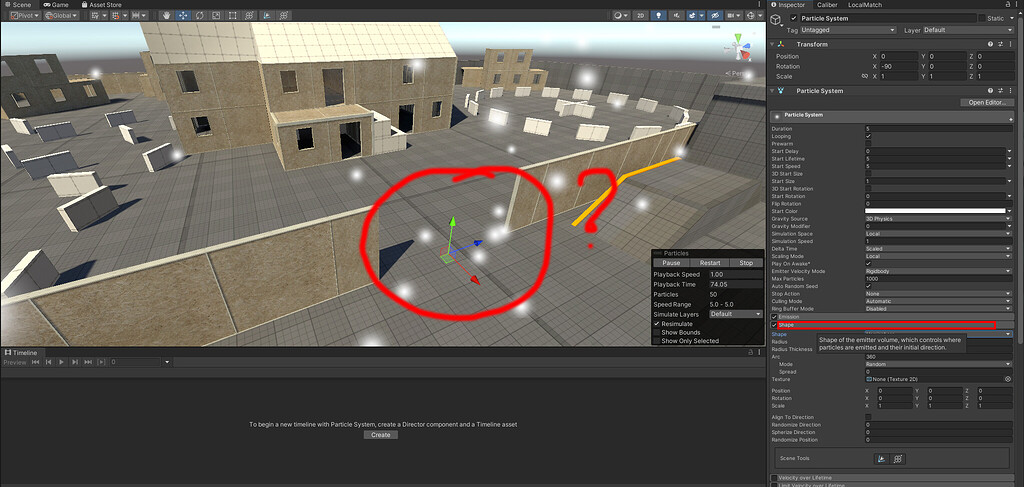 Particle System Shape is not displayed in Unity 2022.2 - Unity Engine ...